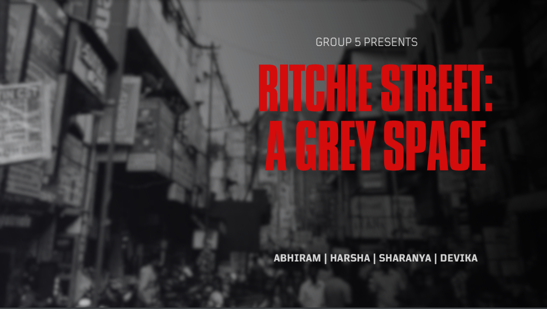 Ritchie Street: A Grey Space – Refurbishing Time